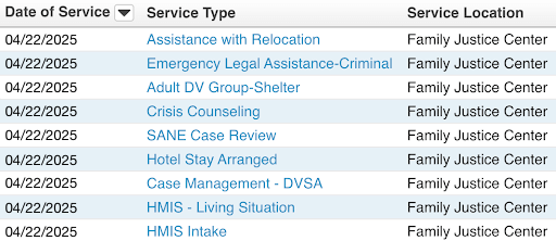 DV/SA Case Management Software